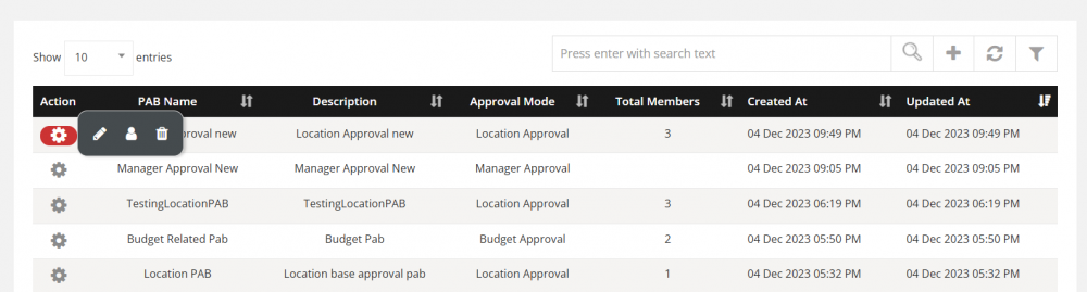 How to configure Procurement Advisory Board (PAB)? | ITM DOCS