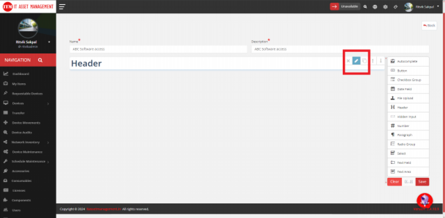 How to create a Dynamic Form? | ITM DOCS