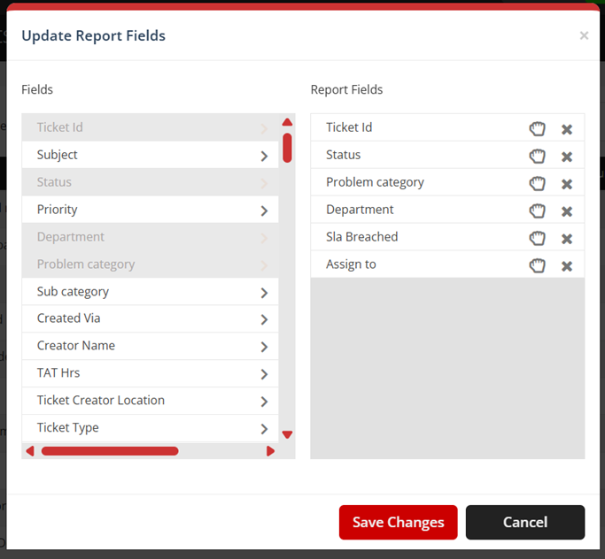 Custom Report | ITM DOCS