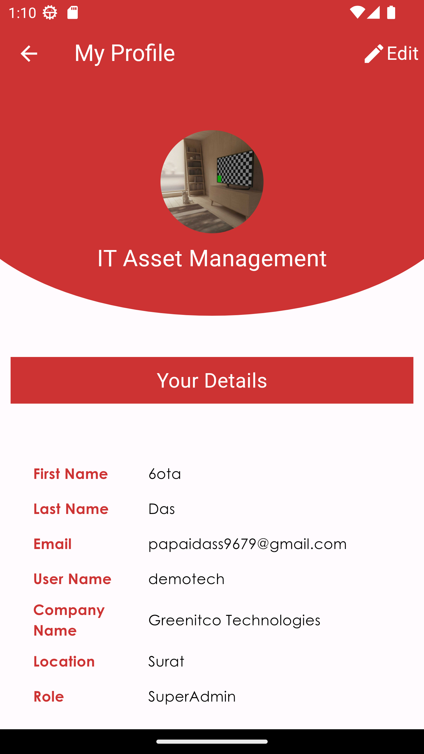 My Profile | ITM DOCS