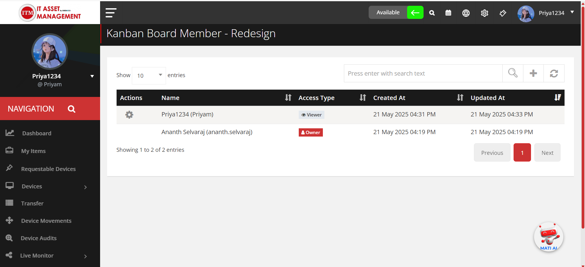 Integrated Kanban Board | ITM DOCS