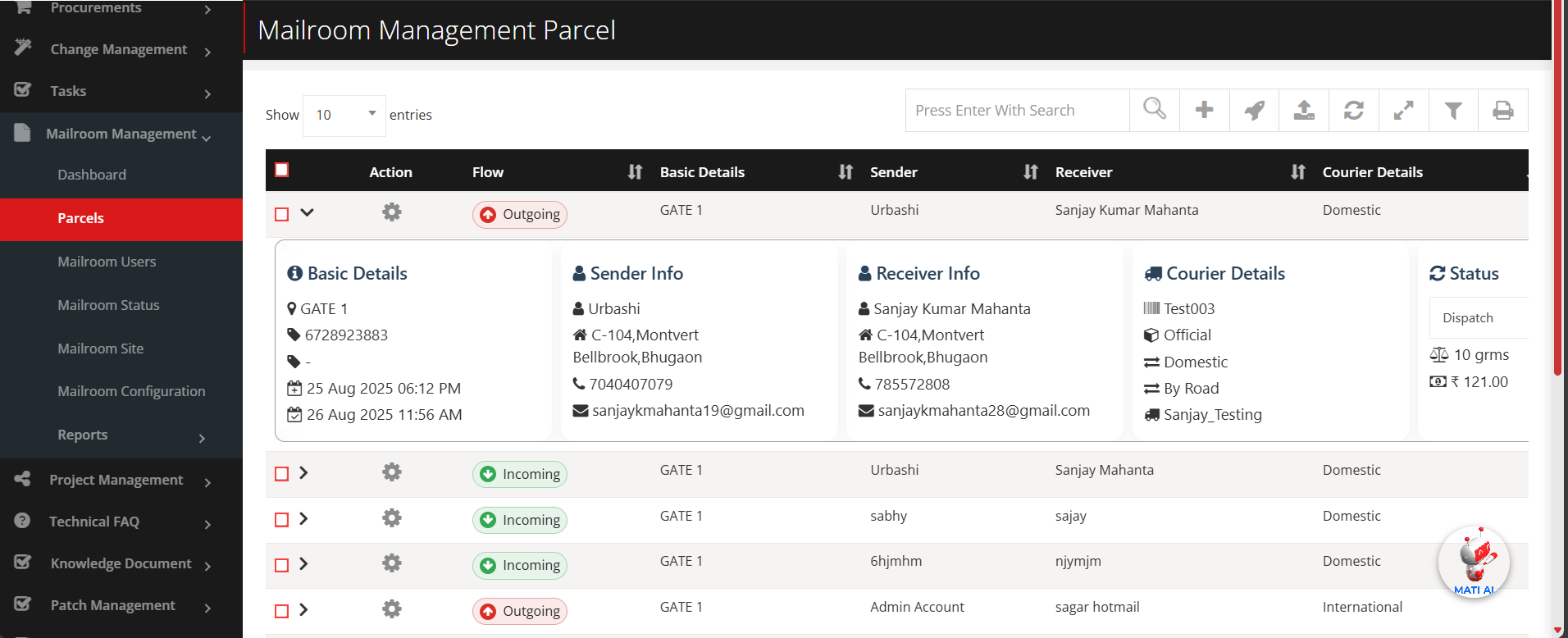 Parcel Listing | ITM DOCS